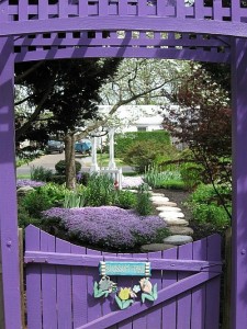 Colorful Garden Gates - A Cultivated Nest