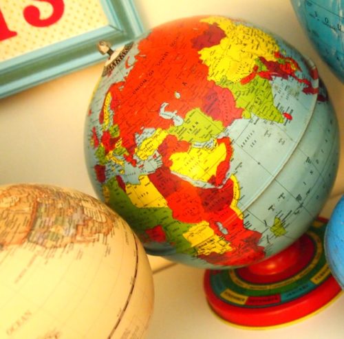 Decorating With Globes - A Cultivated Nest
