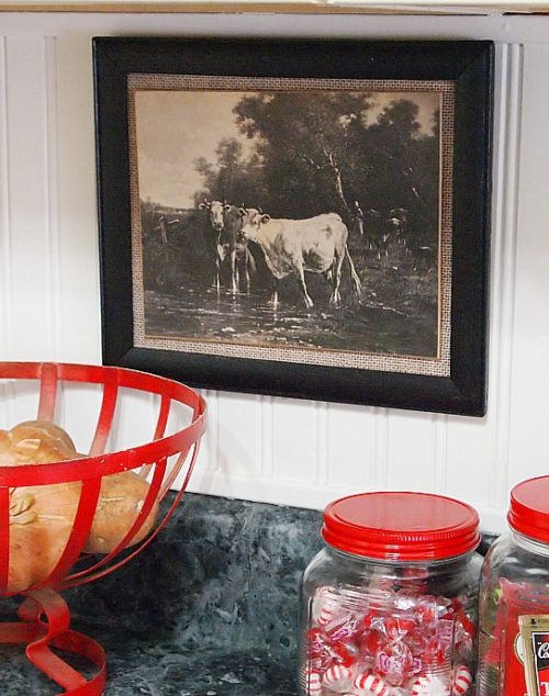 Farmhouse Style Wall Decor-My Cow Art! - A Cultivated Nest