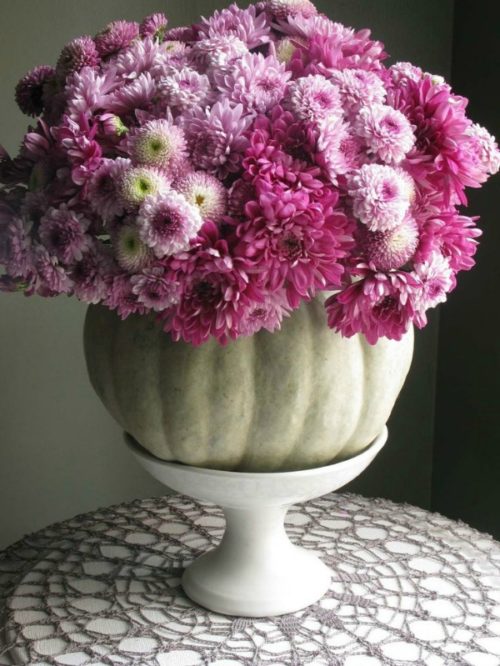 Decorating With Mums for Fall- Floral Decor Ideas- A Cultivated Nest