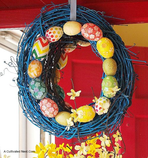 DIY Easter Egg Wreath