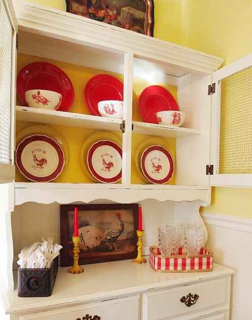 My New (to me) Dining Room China Cabinet - A Cultivated Nest