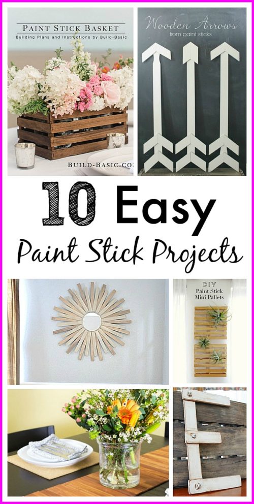 15 Easy Paint Stir Stick Projects- A Cultivated Nest