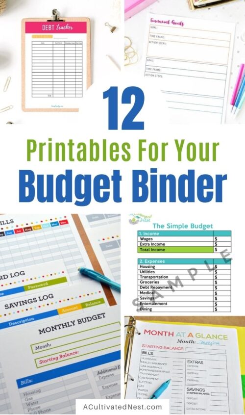 12 Budget Binder Pinterest Ideas And A Freebie A Cultivated Nest 12 Budget Binder Pinterest Ideas And A Freebie A Cultivated Nest