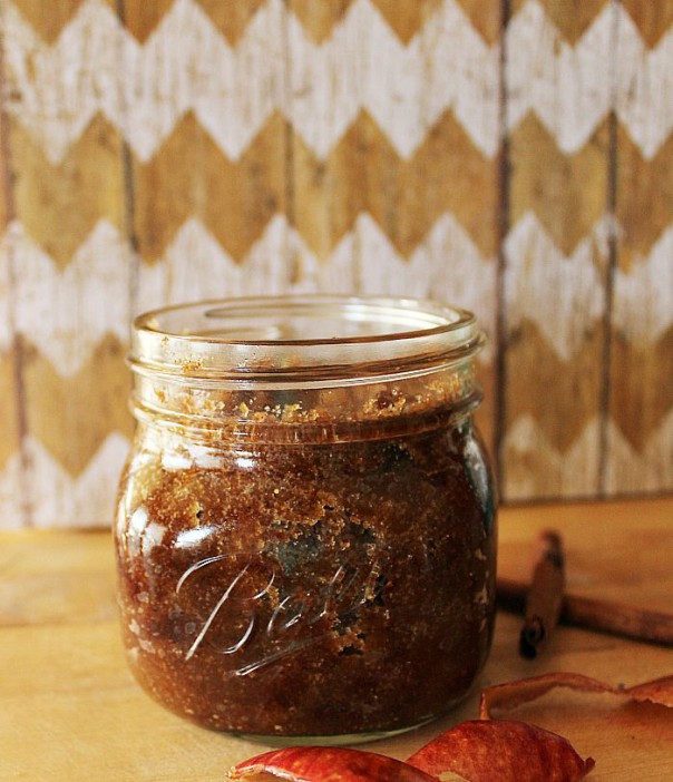 Easy Homemade Apple Spice Body Scrub