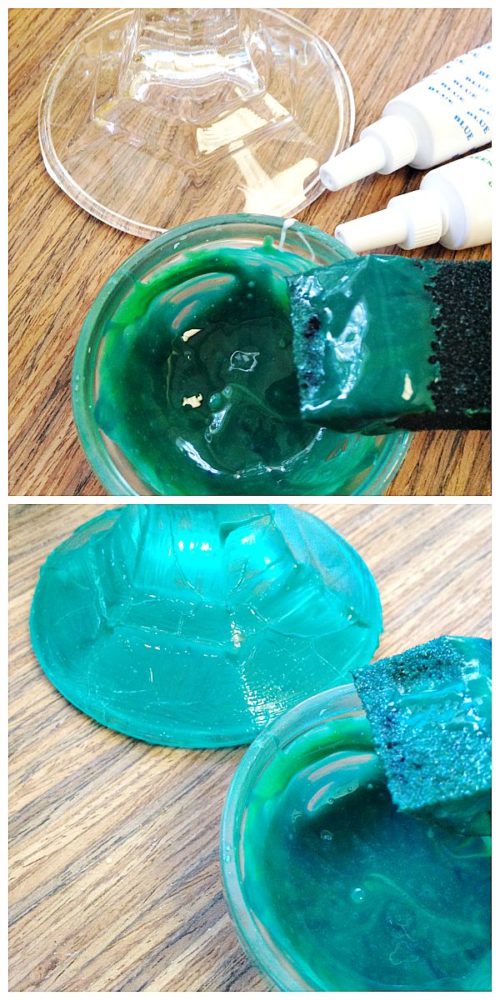 Diy Sea Glass Candlesticks