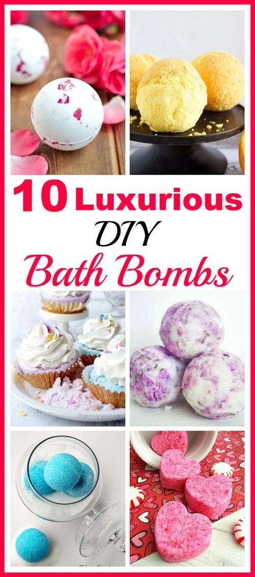 Cute Heart-Shaped Bath Bombs- Easy DIY Gift Idea
