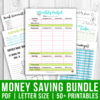 The Big Money Saving Bundle- Frual Living Printables- A Cultivated Nest