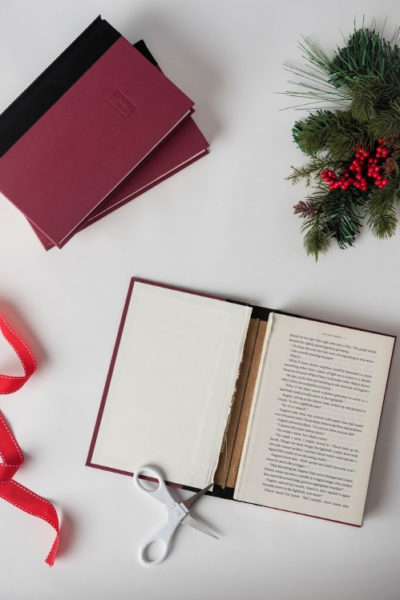 DIY Rae Dunn Christmas Farmhouse Books- A Cultivated Nest