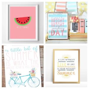 20 Free Summer Wall Art Printables- A Cultivated Nest