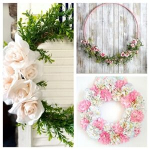 20 Beautiful Dollar Store DIY Spring Wreaths- A Cultivated Nest