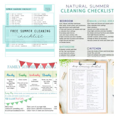 20 Summer Cleaning and Decluttering Checklists- A Cultivated Nest