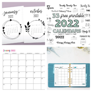20 Handy Free Printable 2022 Calendars- A Cultivated Nest