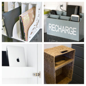 20 Helpful DIY Charging Stations- A Cultivated Nest