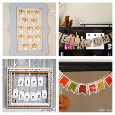 20 Beautiful DIY Banners and Buntings- A Cultivated Nest