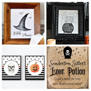 24 Halloween Wall Art Free Printables- A Cultivated Nest