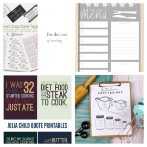 20 Handy Free Kitchen Printables- A Cultivated Nest