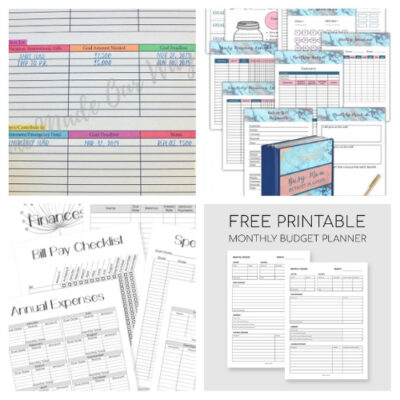 24 Free Printables to Organize Your Finances- A Cultivated Nest