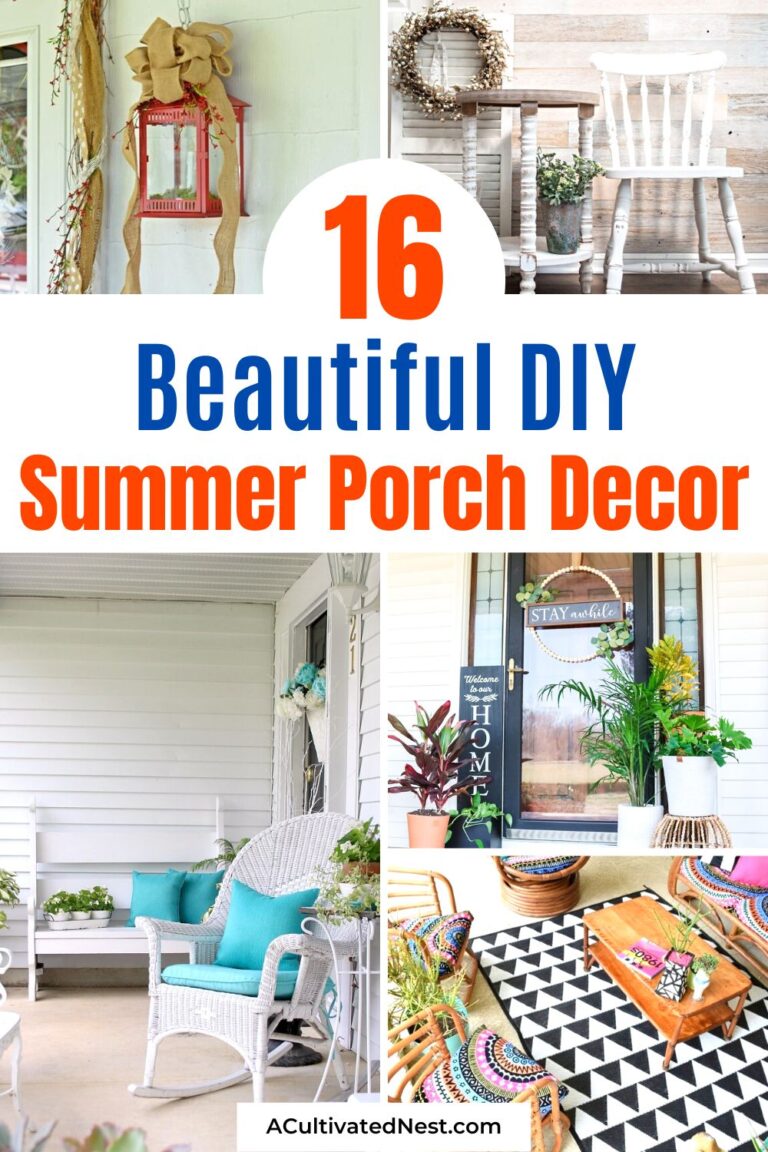 16 Inexpensive Summer Porch Decor Ideas - A Cultivated Nest