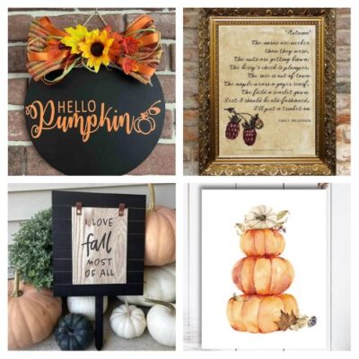 20 Gorgeous DIY Fall Signs- A Cultivated Nest