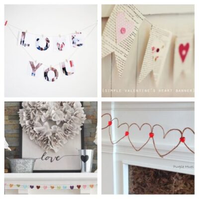 16 Lovely DIY Valentine's Day Banners- A Cultivated Nest