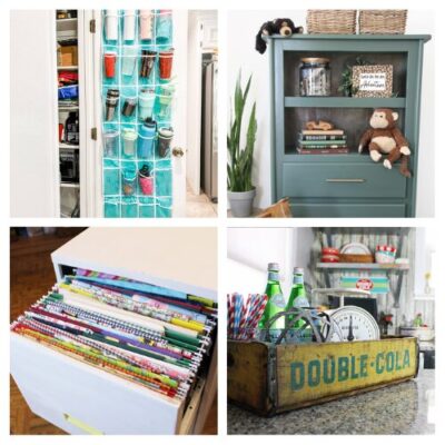 16 Clever Upcycled Organization Solutions- A Cultivated Nest