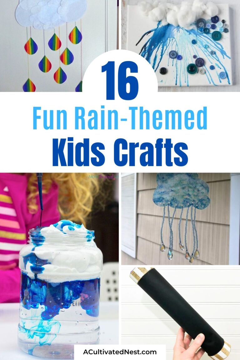 16 Fun Rain-Themed Kids Crafts- A Cultivated Nest