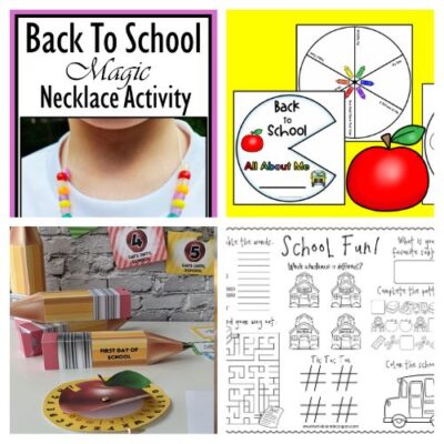 32 Fun Back-to-School Kids Activities- A Cultivated Nest