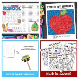 32 Fun Back-to-School Kids Activities- A Cultivated Nest