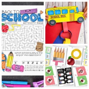 32 Fun Back-to-School Kids Activities- A Cultivated Nest