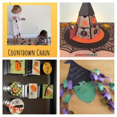 16 Interactive DIY Halloween Countdown Calendars - A Cultivated Nest