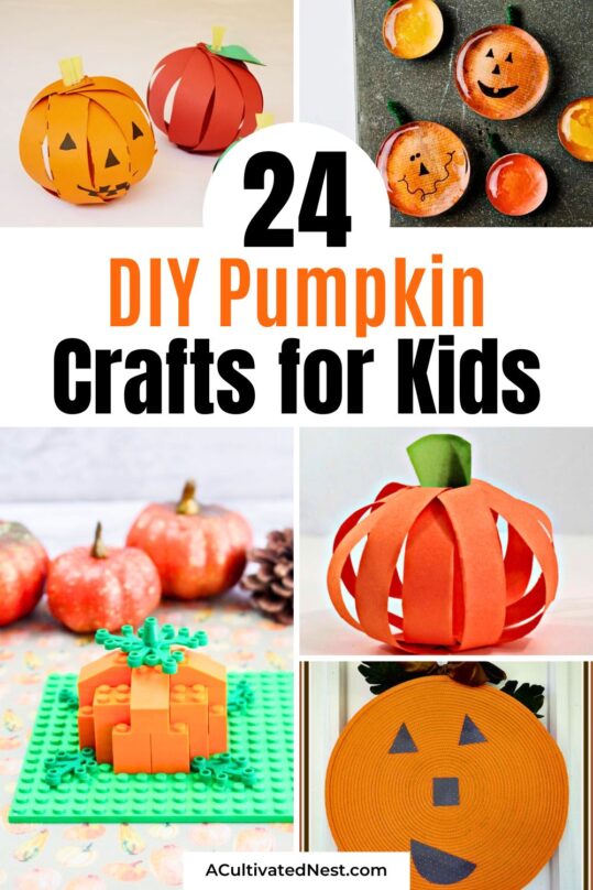24 DIY Pumpkin Crafts for Kids - A Cultivated Nest