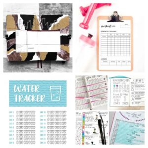 20 Free Fitness Goal Tracking Printables- A Cultivated Nest