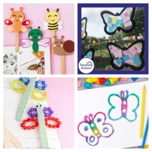 40 Spring Butterfly + Bug Crafts Kids Will Love- A Cultivated Nest