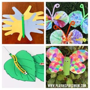 40 Spring Butterfly + Bug Crafts Kids Will Love- A Cultivated Nest