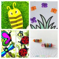 40 Spring Butterfly + Bug Crafts Kids Will Love- A Cultivated Nest