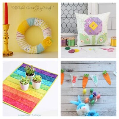 16 Ideas for Upcycling Fabrics into Spring Decor- A Cultivated Nest