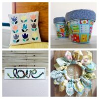 16 Ideas for Upcycling Fabrics into Spring Decor- A Cultivated Nest