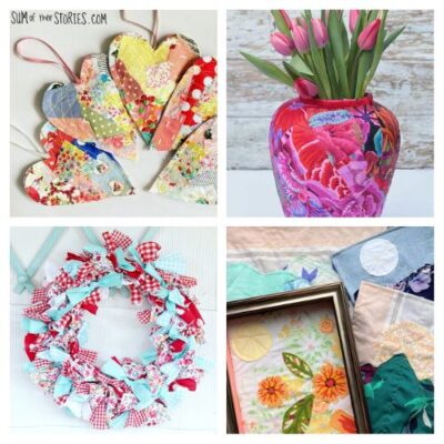 16 Ideas for Upcycling Fabrics into Spring Decor- A Cultivated Nest