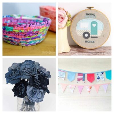 16 Ideas for Upcycling Fabrics into Spring Decor- A Cultivated Nest