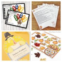 16 Printable Thanksgiving Activities to Keep Kids Busy During Dinner ...