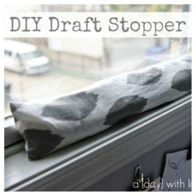 12 DIY Draft Stopper Projects for Cold Windows and Doors - A Cultivated ...