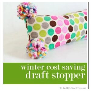 12 DIY Draft Stopper Projects for Cold Windows and Doors - A Cultivated ...