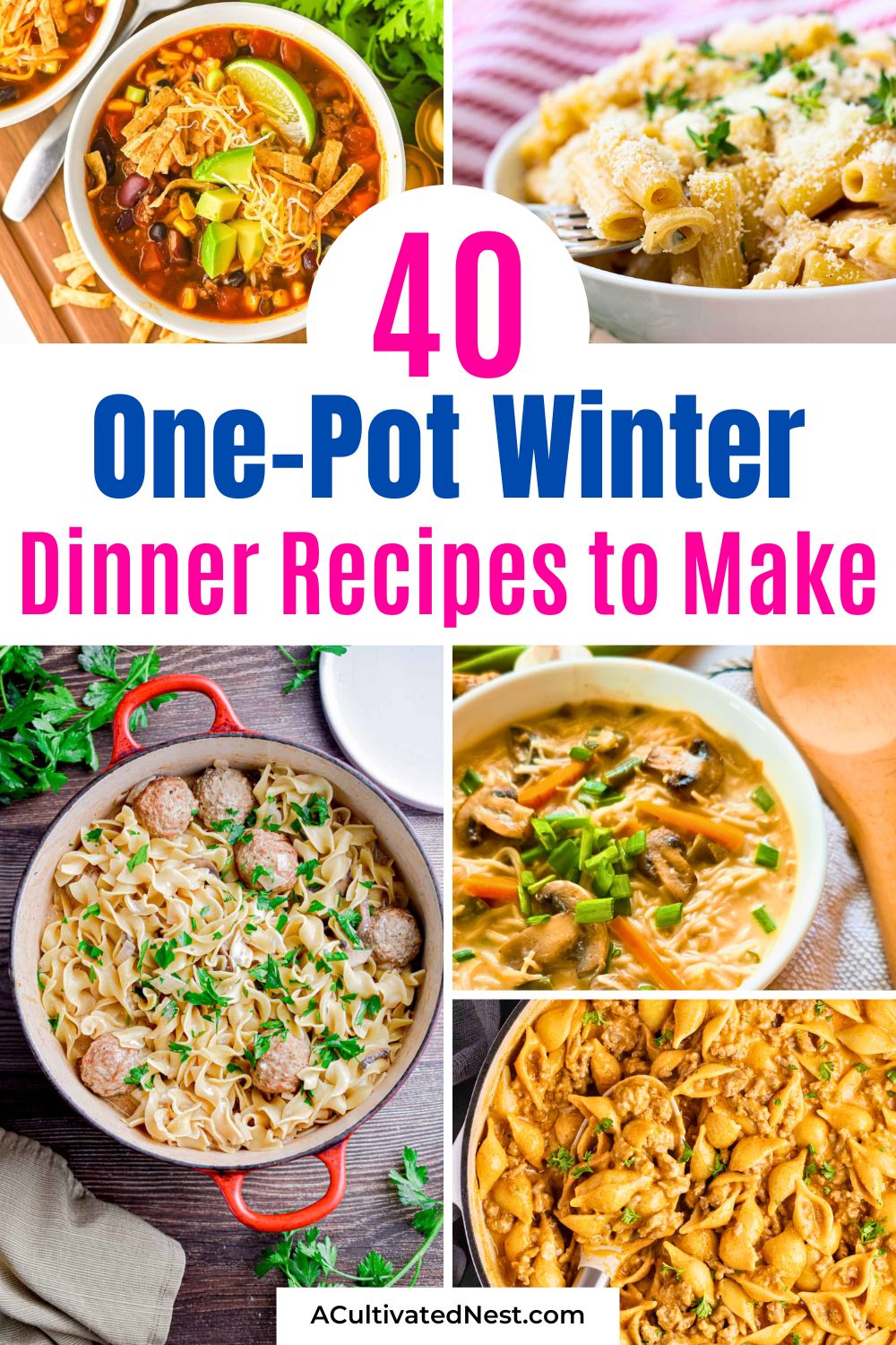 40 One-Pot Winter Dinners for Minimal Cleanup- A Cultivated Nest