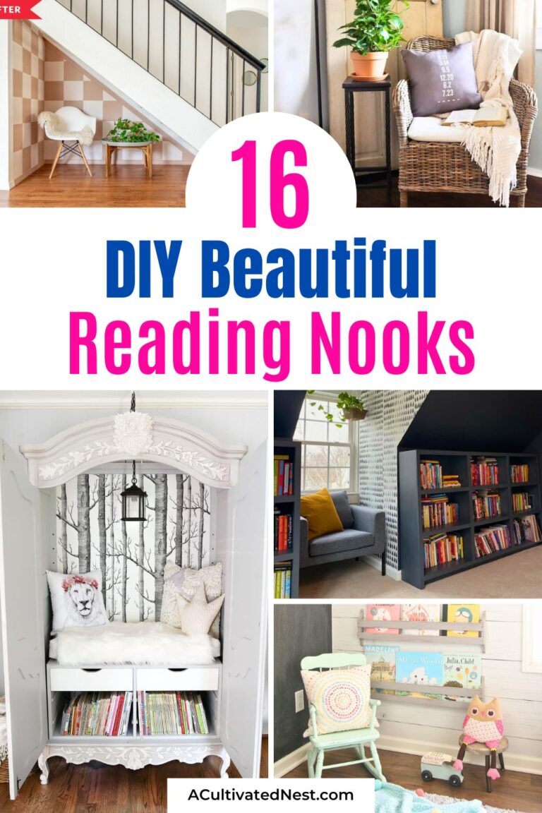 16 DIY Projects to Create a Cozy Reading Nook - A Cultivated Nest